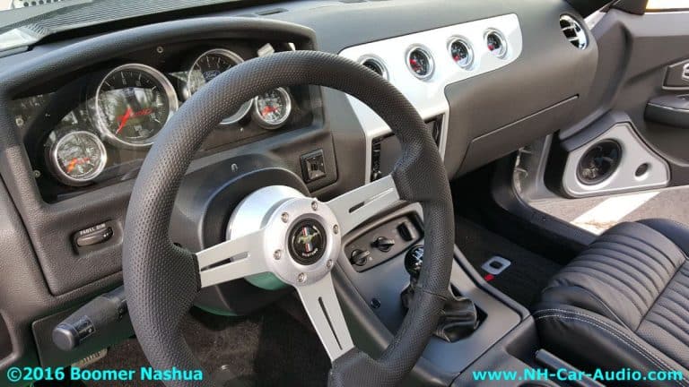 Mustang Fox Body Custom Interior - Boomer Nashua Mobile Electronics